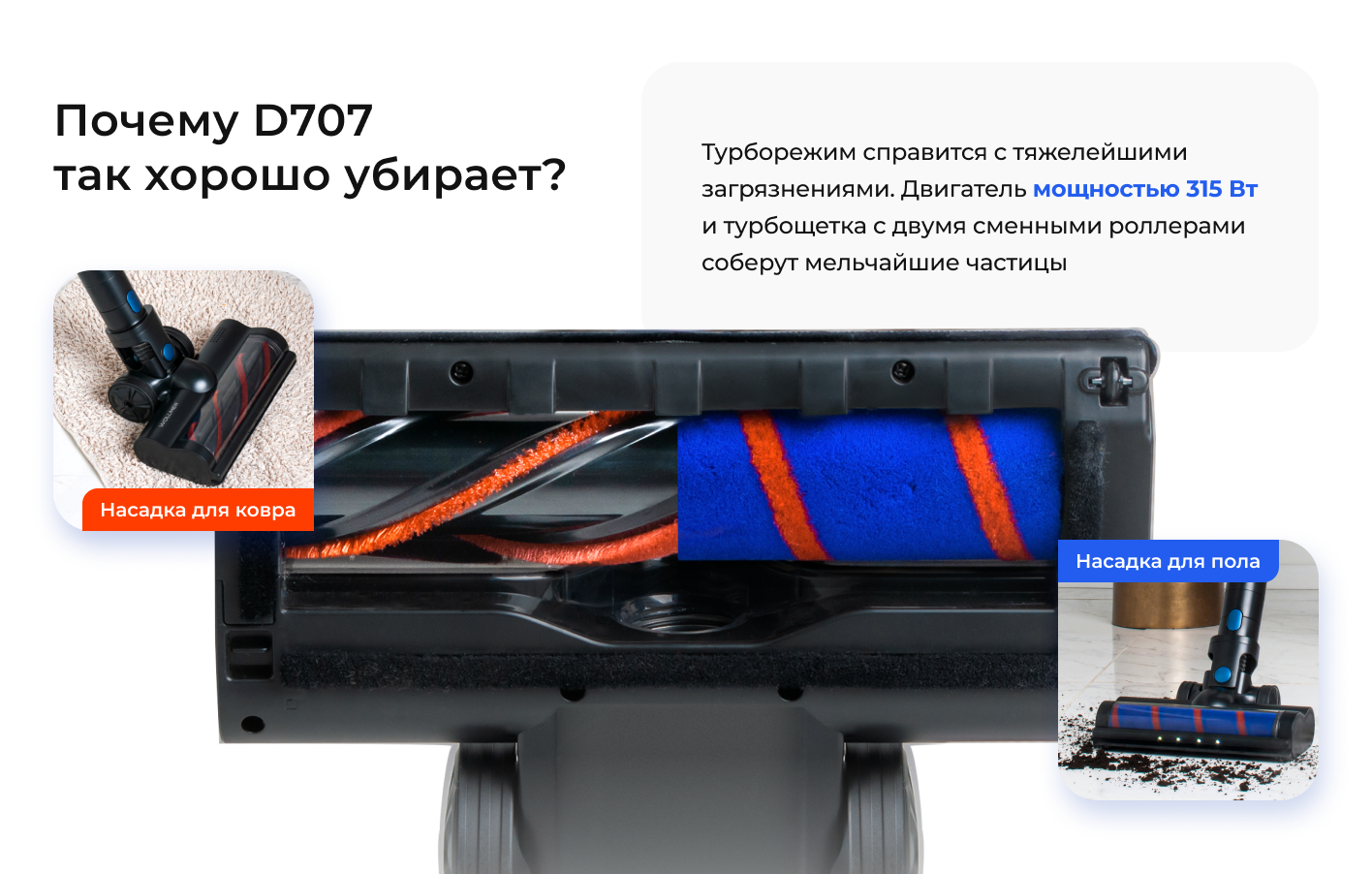 Вертикальный пылесос Wollmer D707 Sapphire Maxi — купить в официальном ...